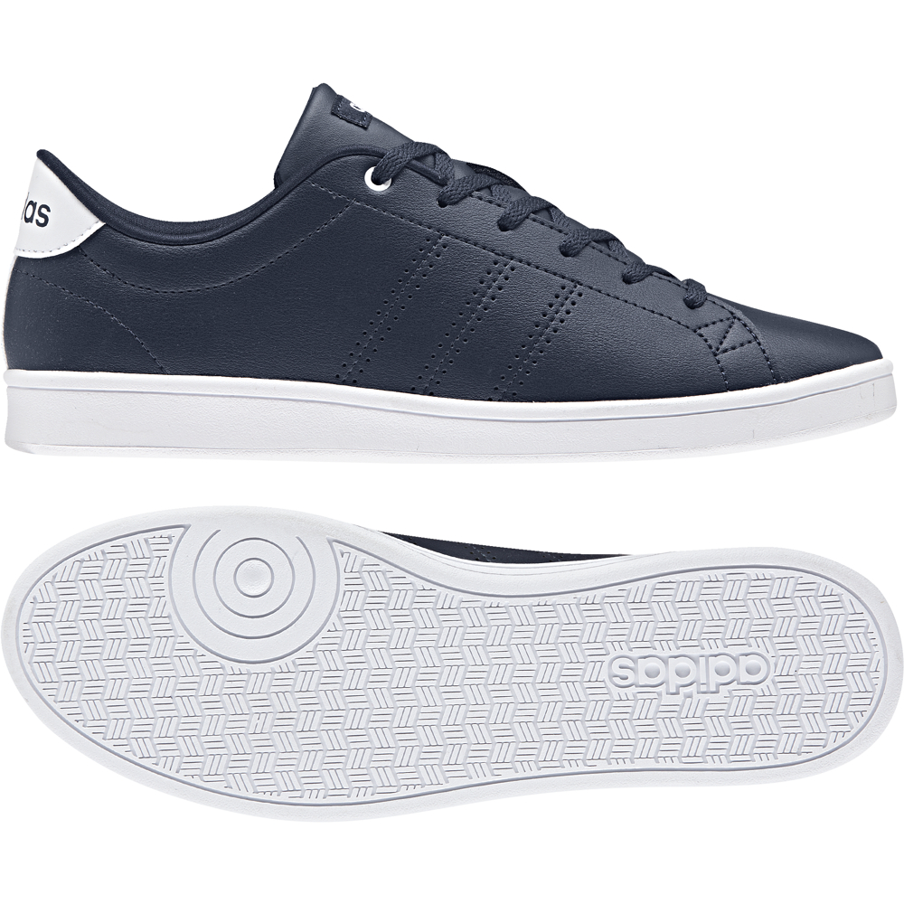 adidas Baskets Femme ADVANTAGE CLEAN Collegiate Navy - SportPalais.com